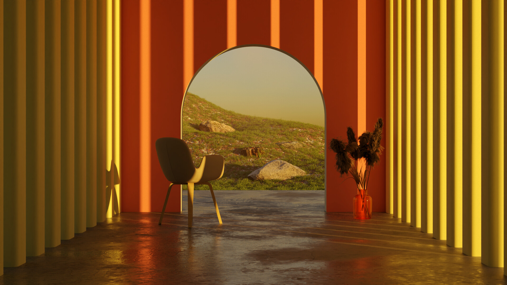 ArtStation - Speed Modeling A Surrealistic Scene