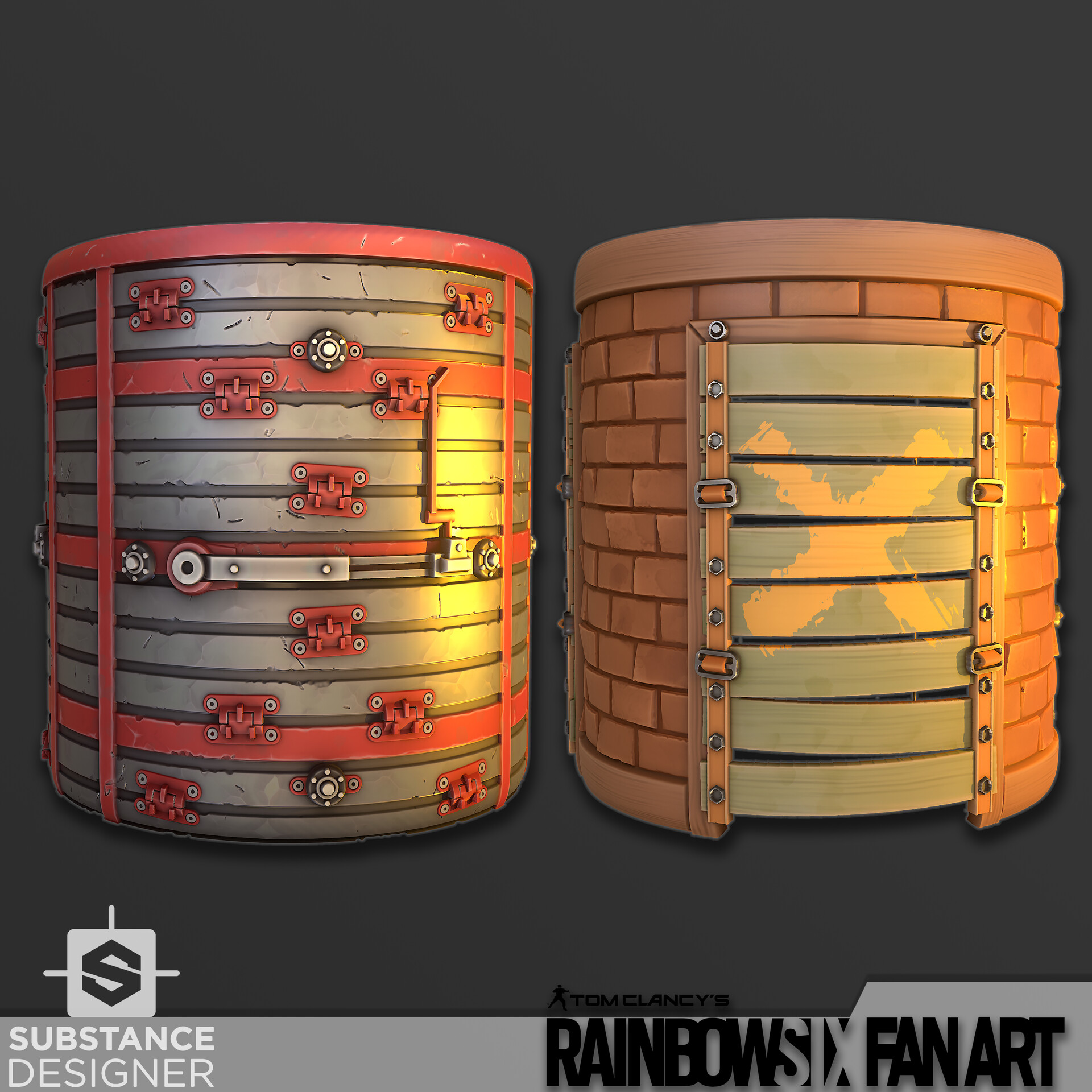 ArtStation - Rainbow Six Siege Stylized Textures