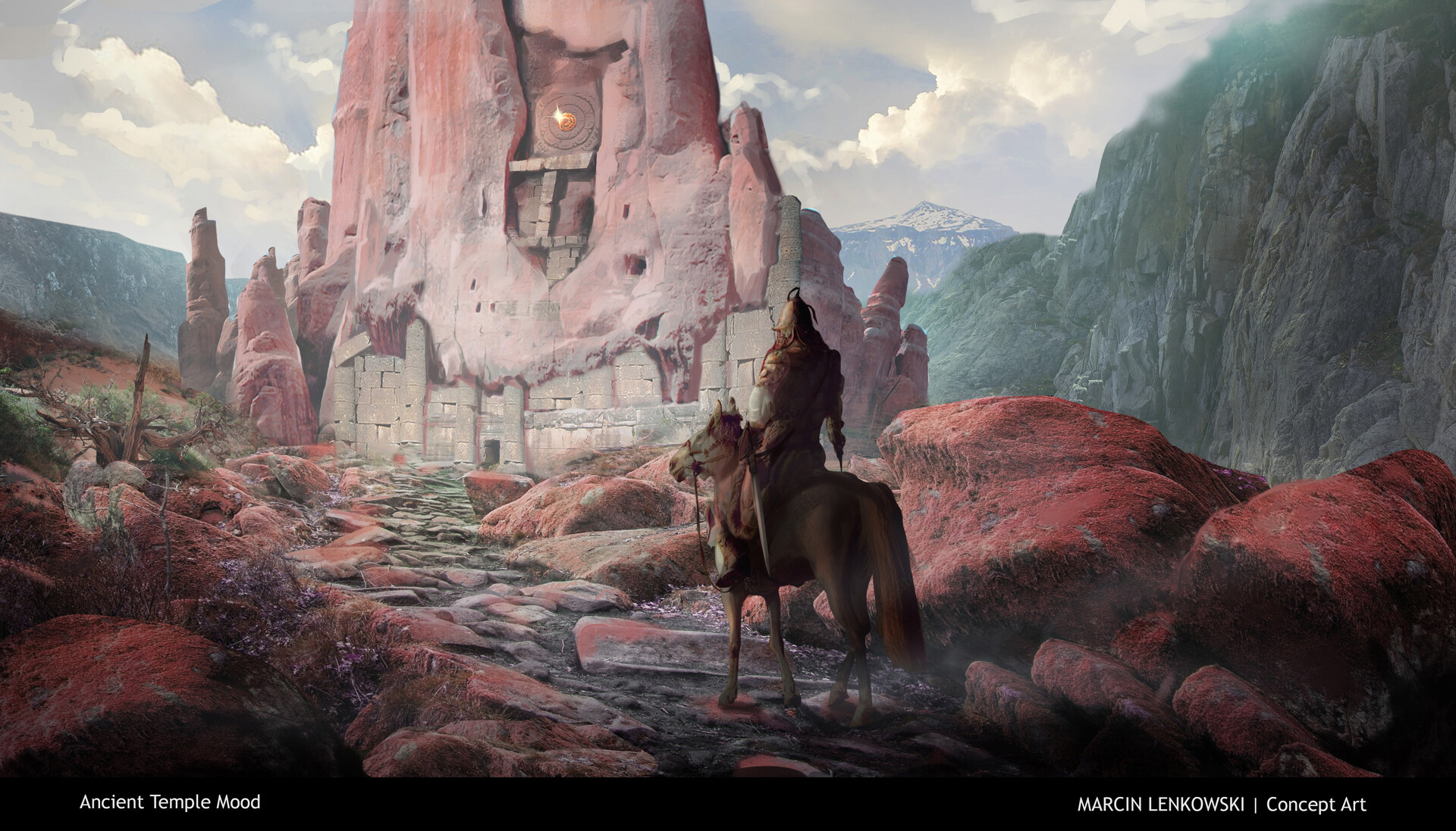 ArtStation - Ancient Temple Enviro Concept Art