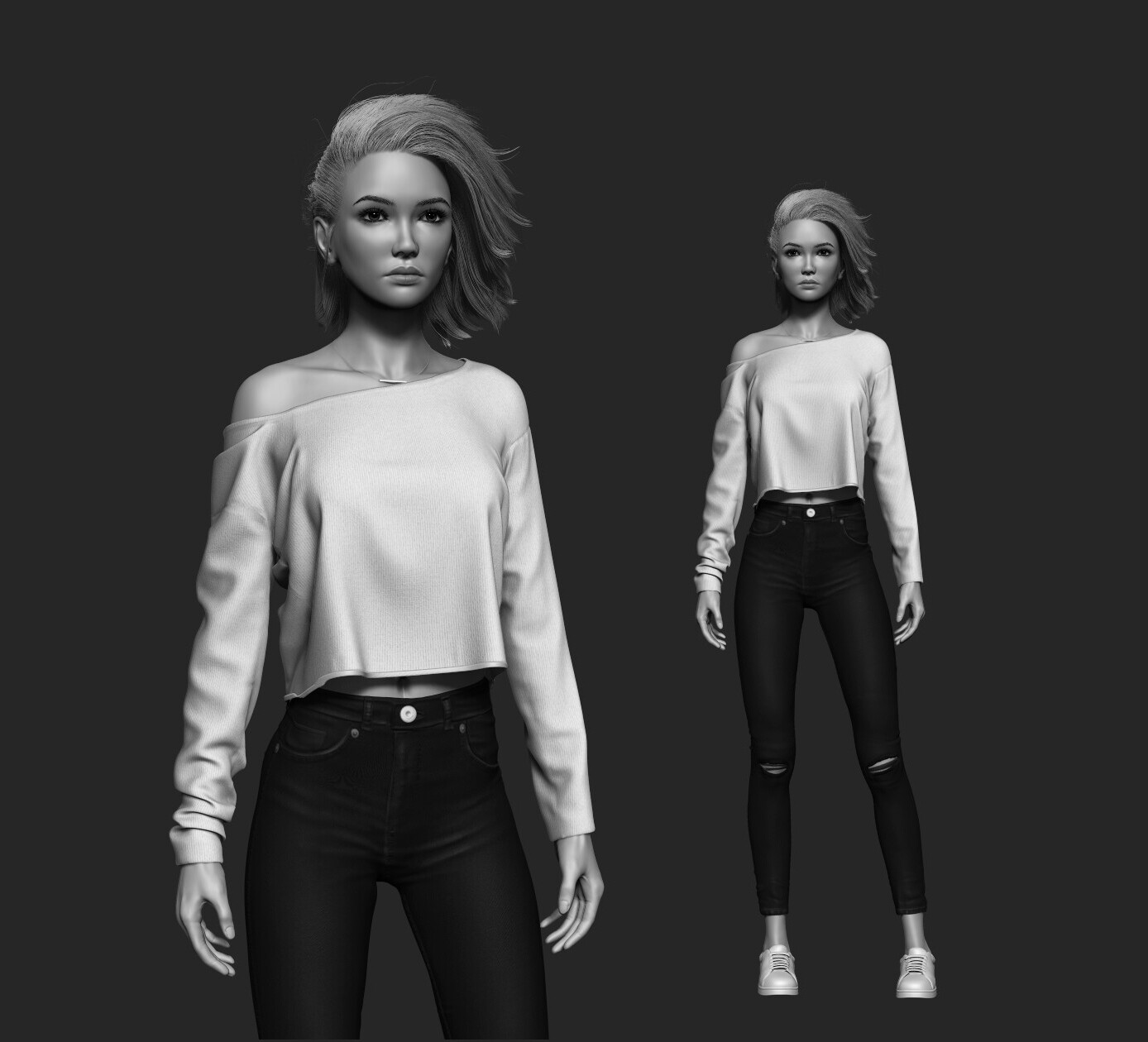 ArtStation - Female sculpt