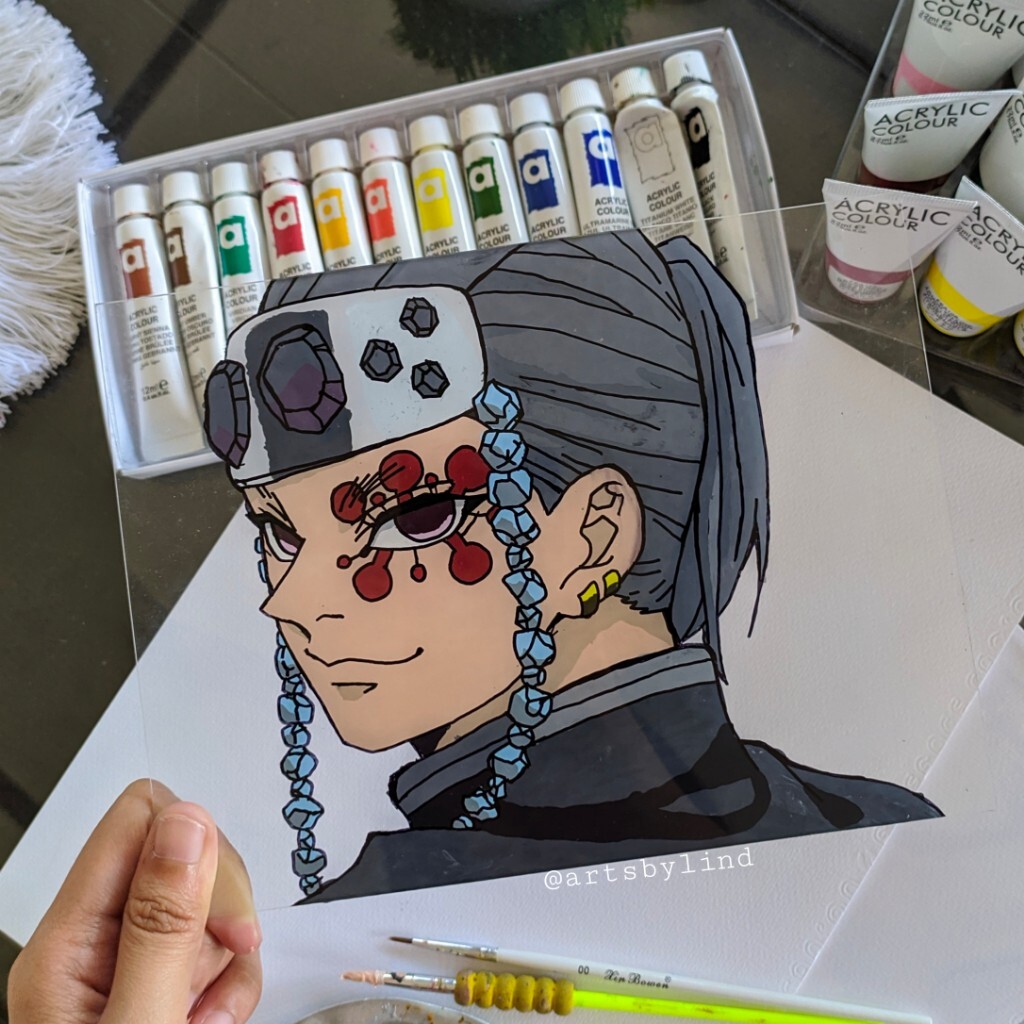 ArtStation - GLASS PAINTING - UZUI TENGEN