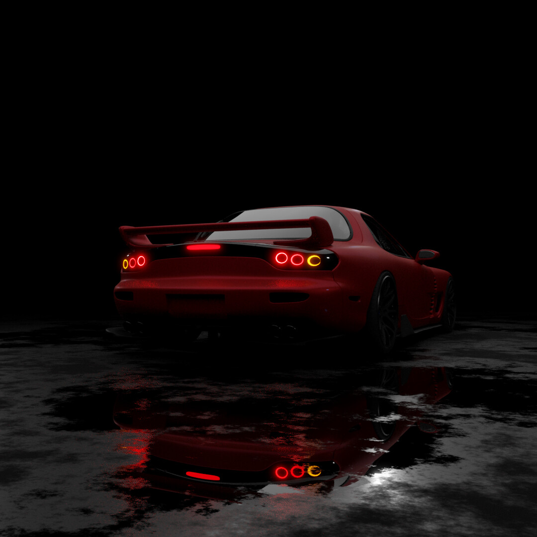 ArtStation - Mazda Rx7 Concept Front