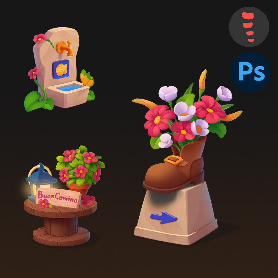 ArtStation - Animation_of_game_objects|Spine