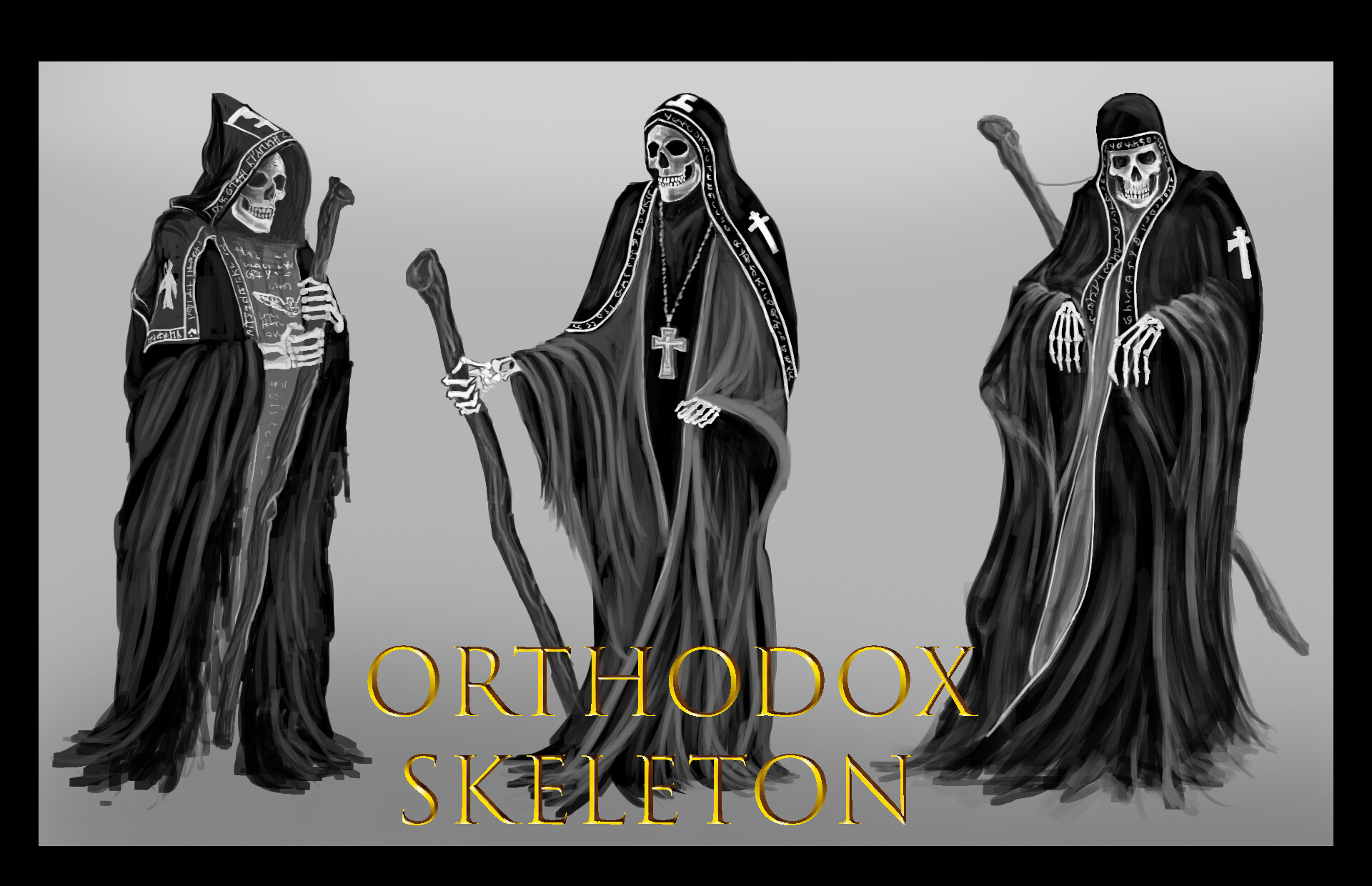 ArtStation - Orthodox Skeleton