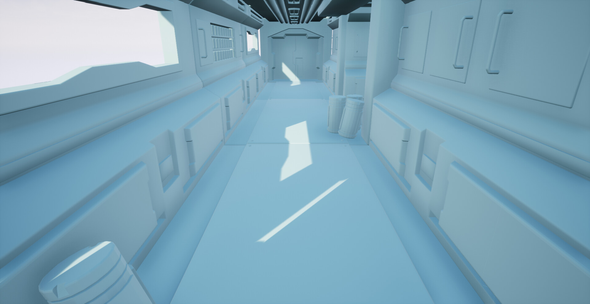 ArtStation - 3d Space Hallway