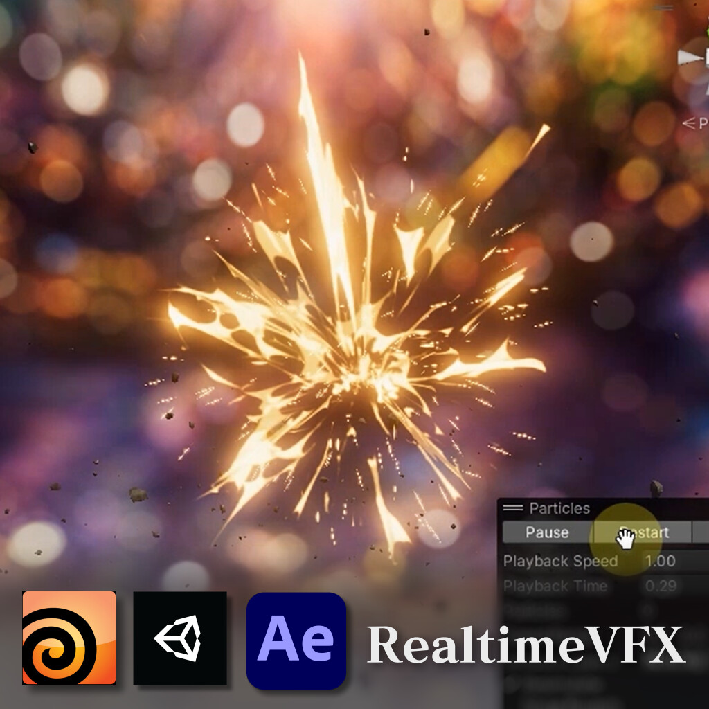 ArtStation - NPR Hit Effects Created with UnityURP