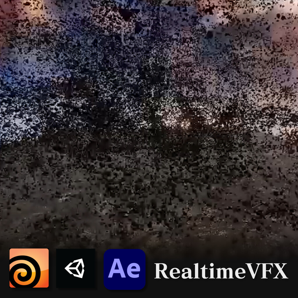 ArtStation - Massive rock effects created with UnityURP