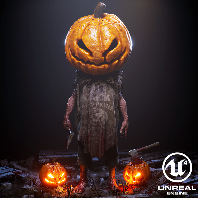 ArtStation - Real Time Scene| Halloween Pumpkin