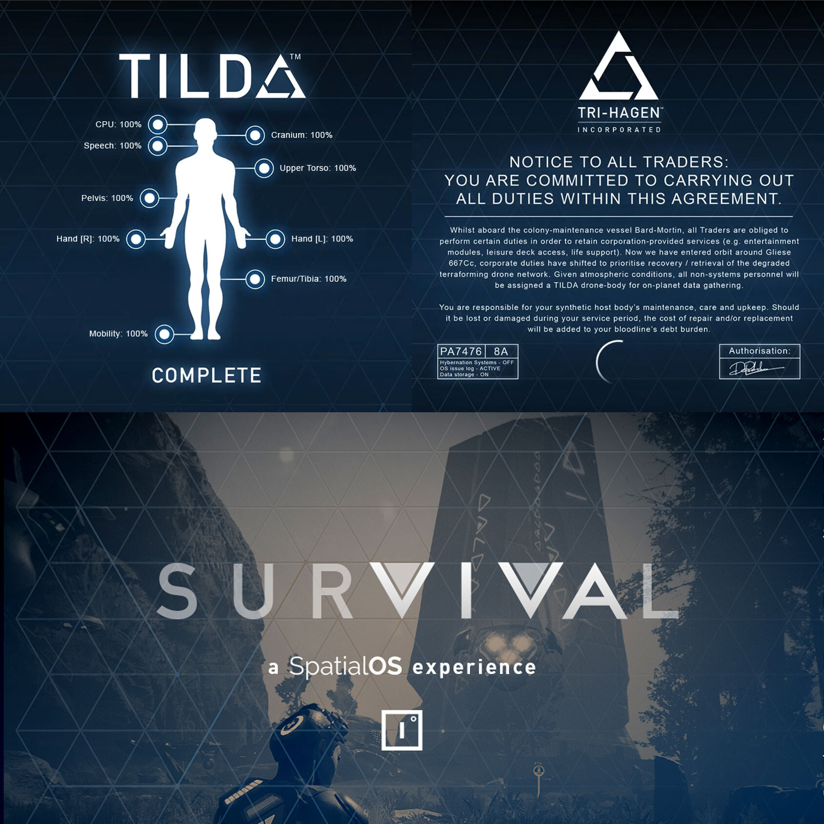 ArtStation - 'Survival': Logos & GUI - concept art
