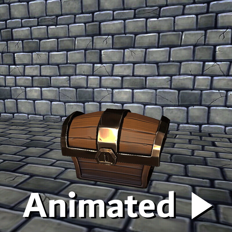 ArtStation - Chest- Animated Loops