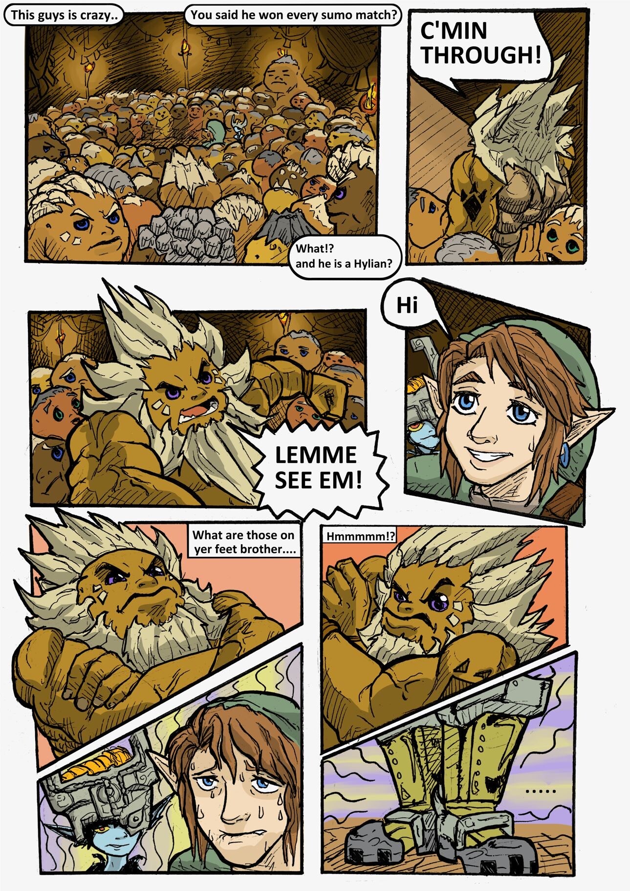 ArtStation - Zelda Goron Comic