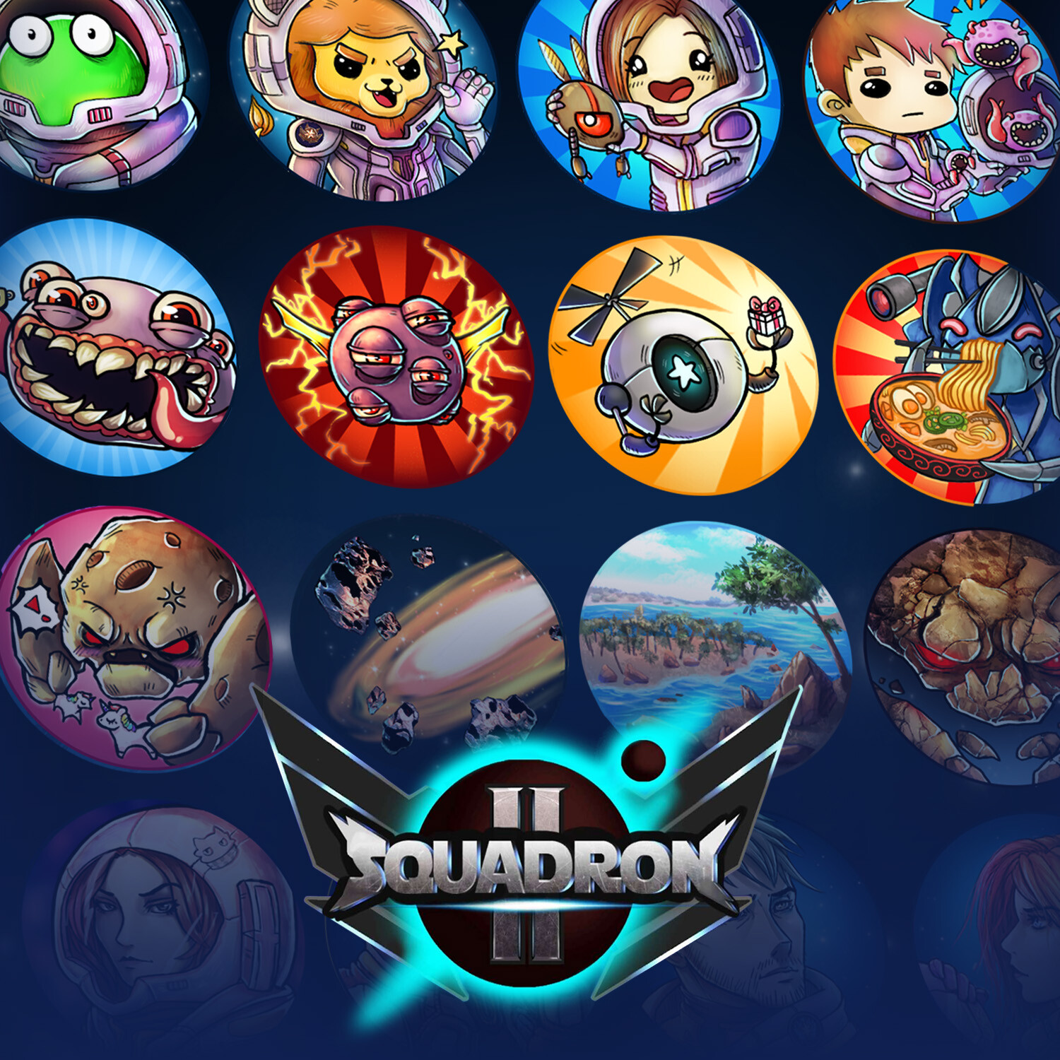 ArtStation - Squadron 2 - Icons & Marketing Art