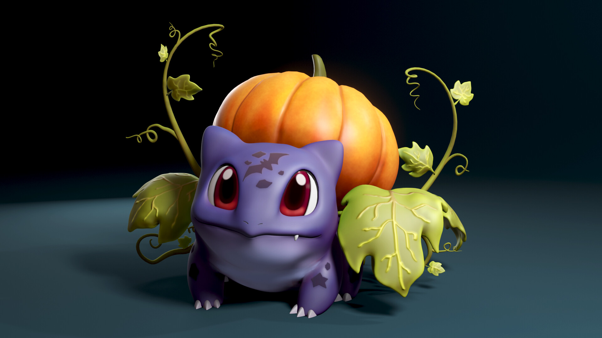 ArtStation - Bulbasaur at fall