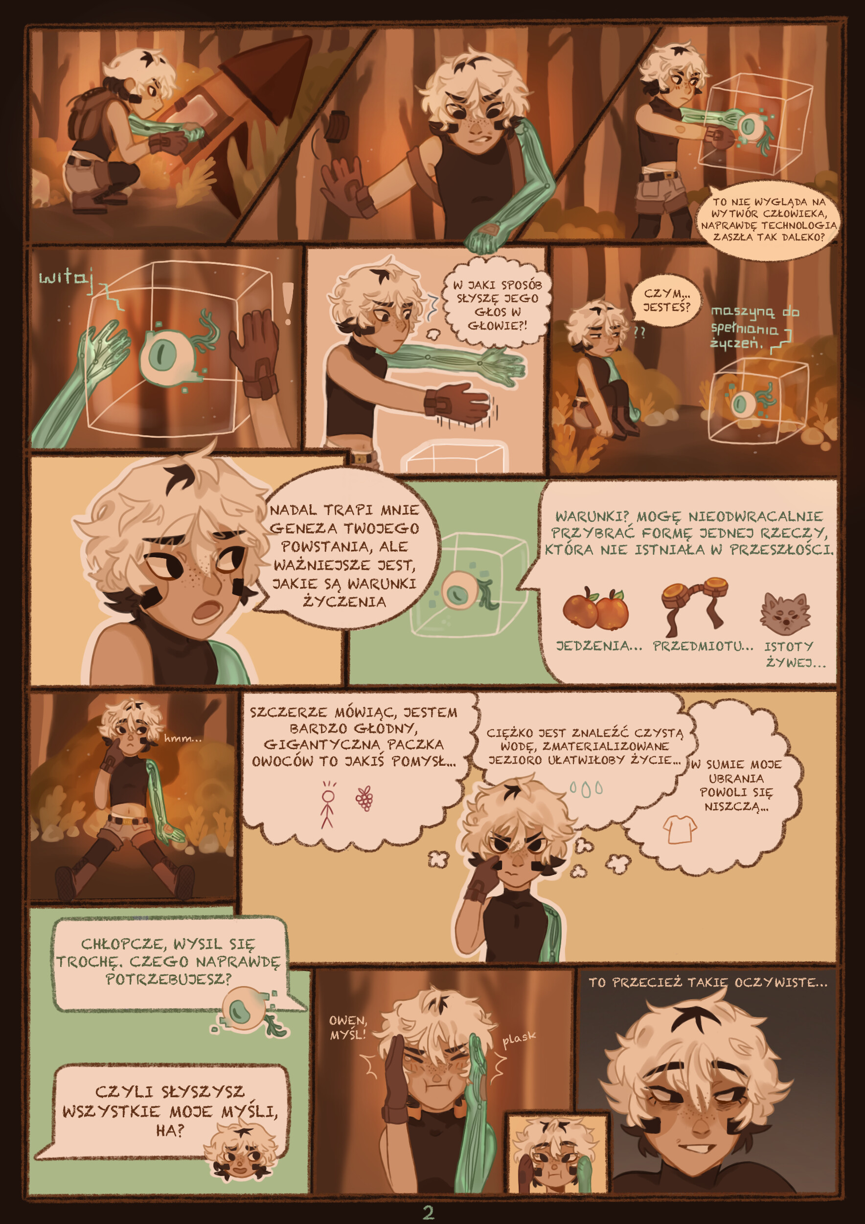 ArtStation - Apocalyptic Comic - "Byle nie sam"