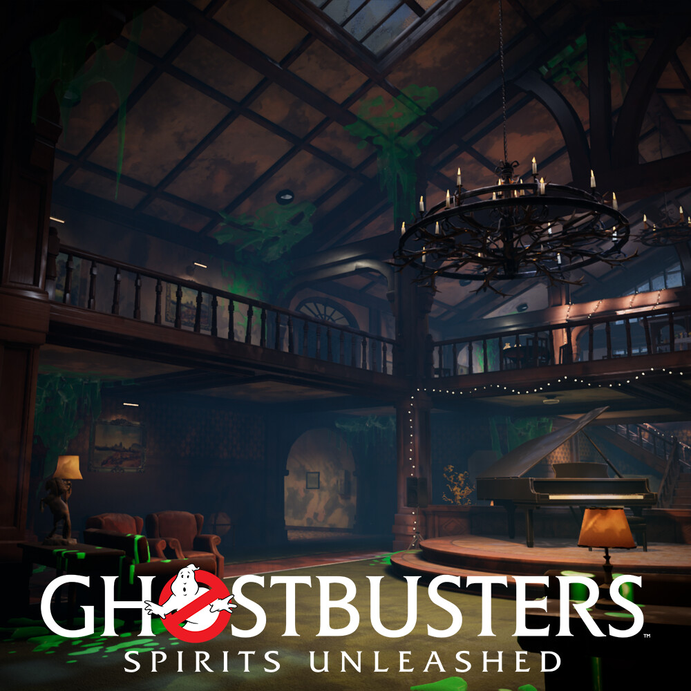 ArtStation - Haunted Room Masking (Ghostbusters Spirits Unleashed)