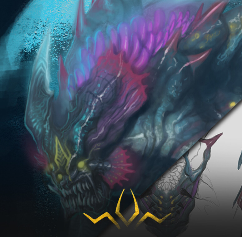 ArtStation - Water chimera alien