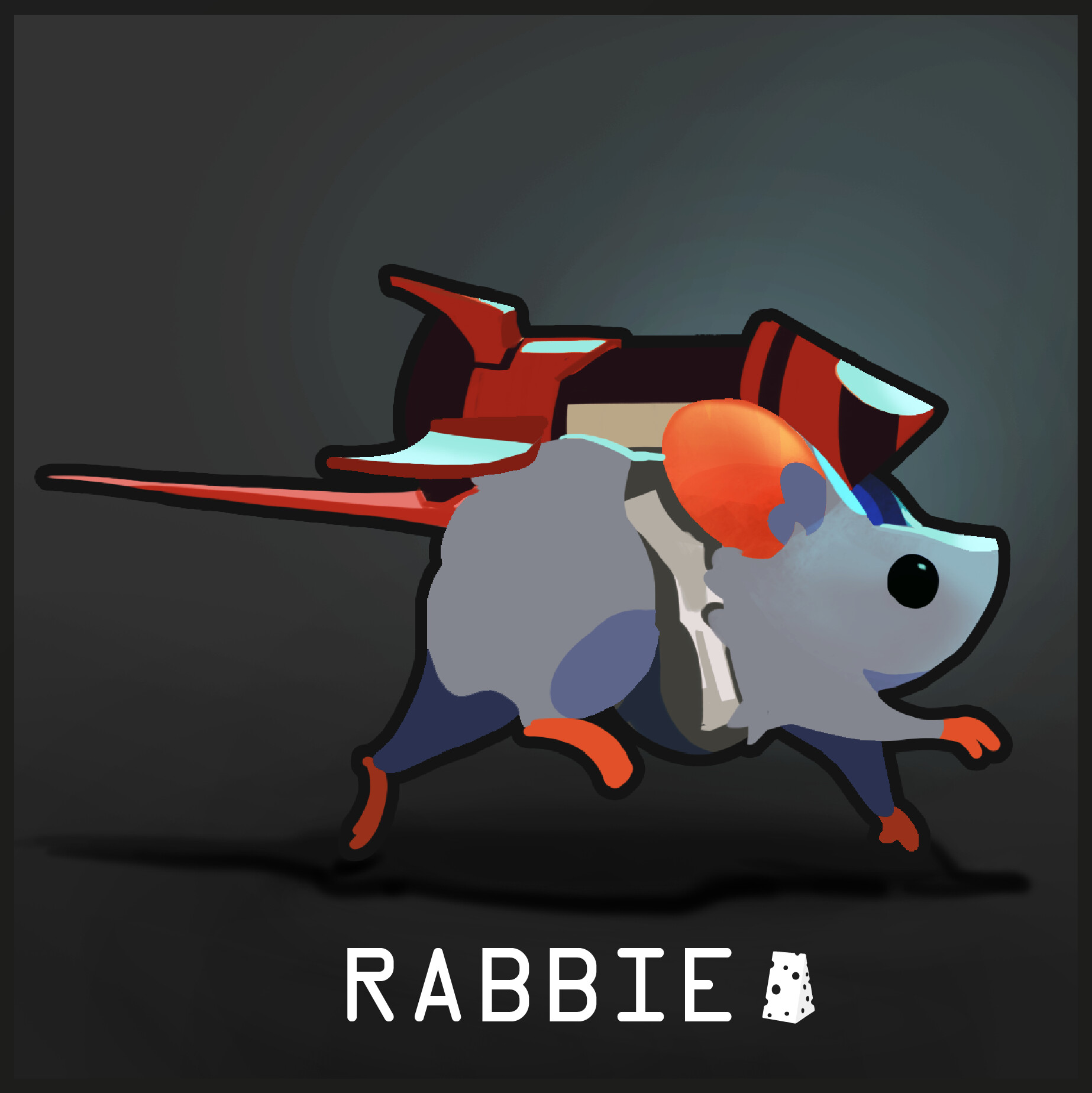 ArtStation - Rabbie the rat with rocket backpack