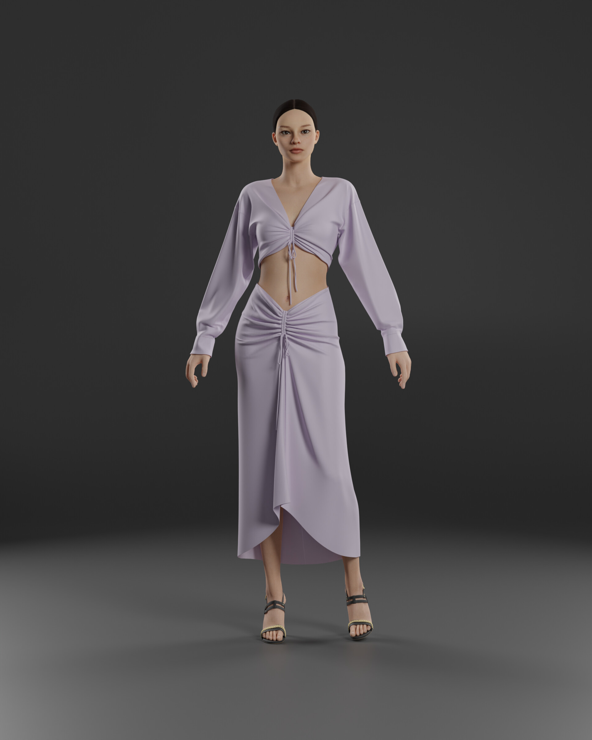 ArtStation - Marvelous Designer Clothing // Dresses