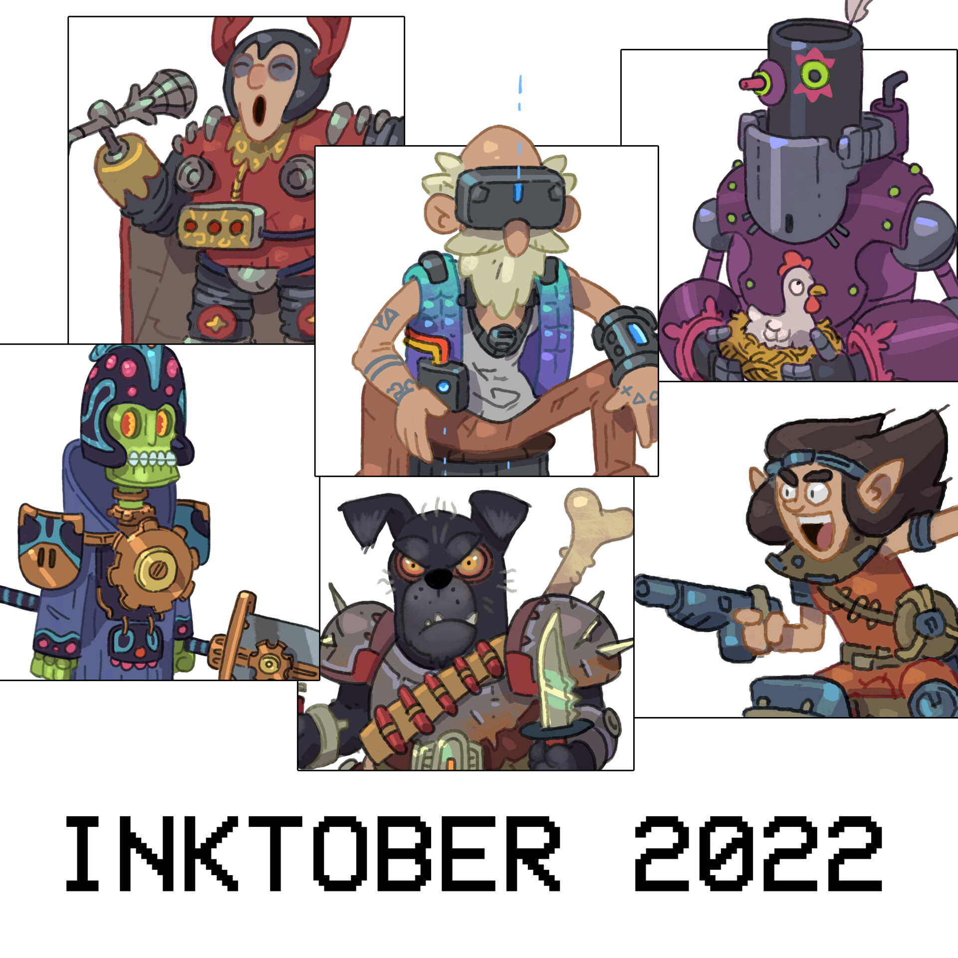 ArtStation - Inktober / Digitober 2022