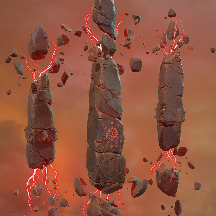ArtStation - Infernal props&rocks