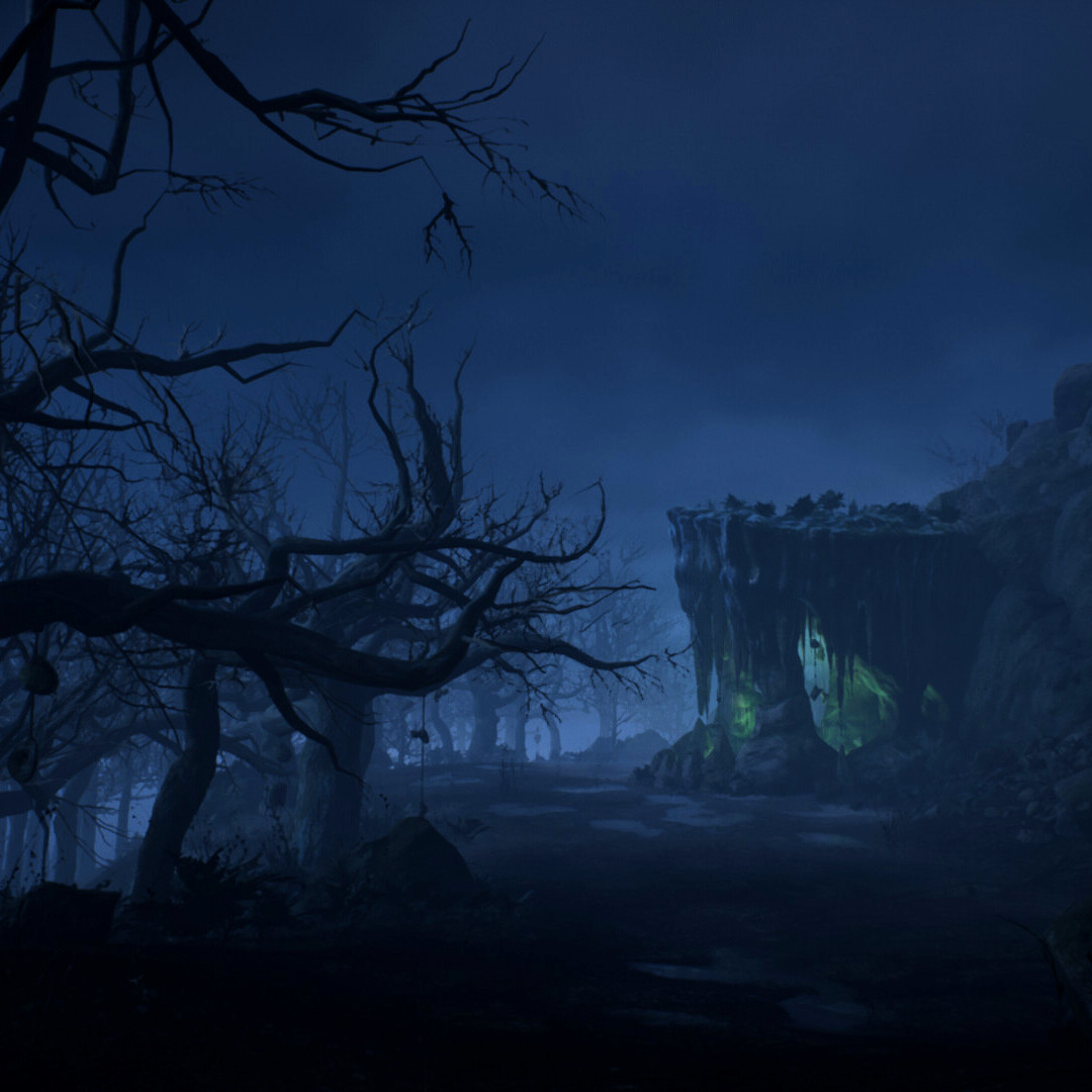 ArtStation - The Petrifying Well - UE4 Horror Game Environment