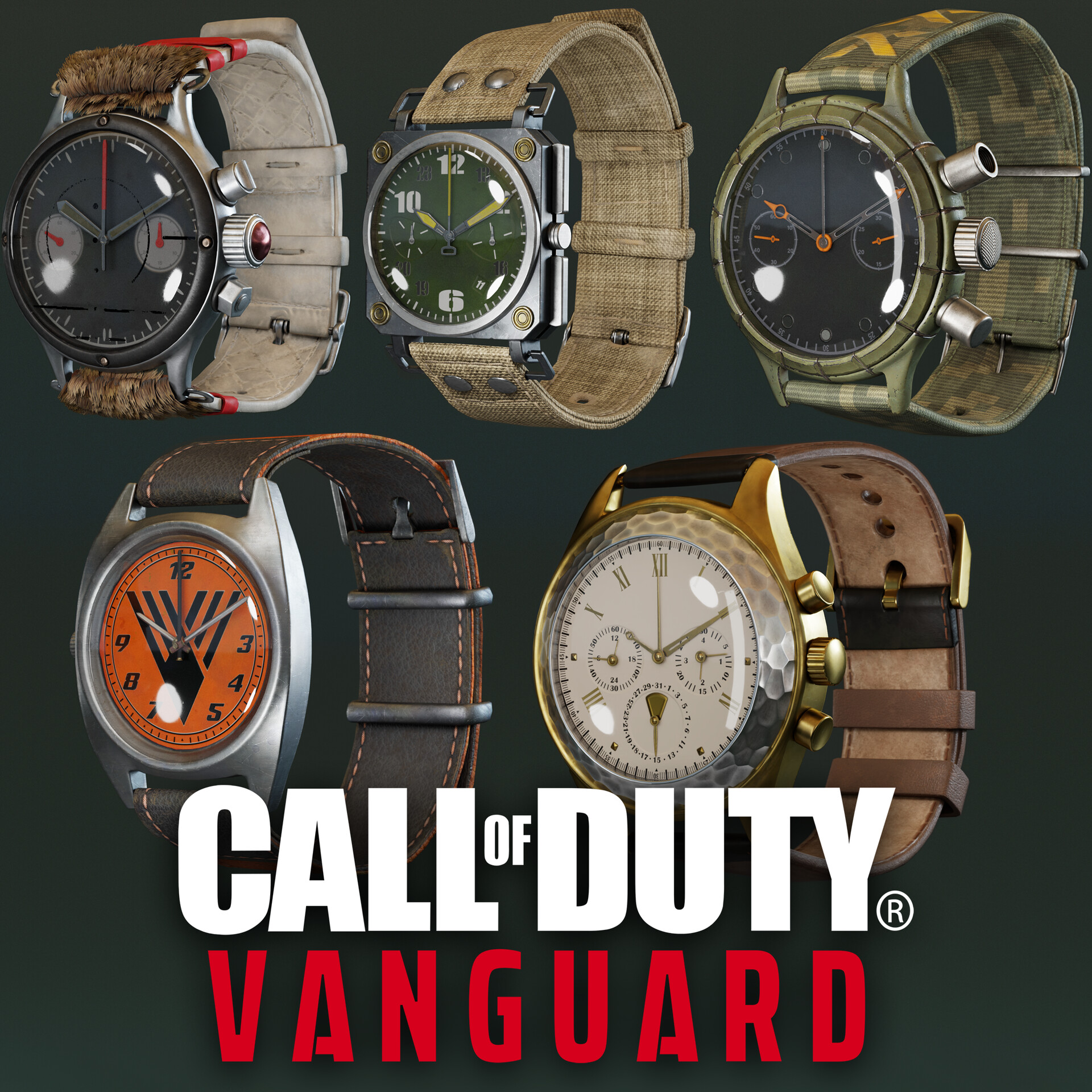 ArtStation - Call of Duty: Vanguard | Wristwatches
