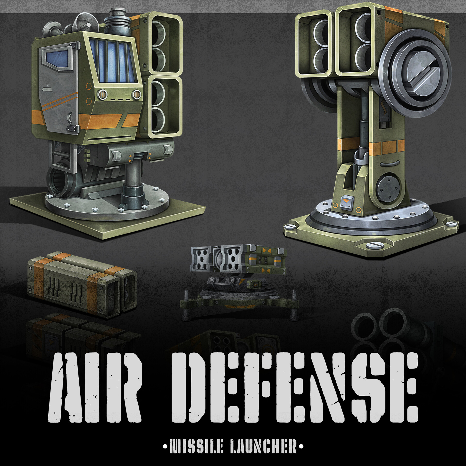 ArtStation - Air Defense Concept Designs