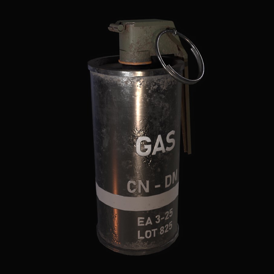 ArtStation - CN-DN Gas Granade - Class Project