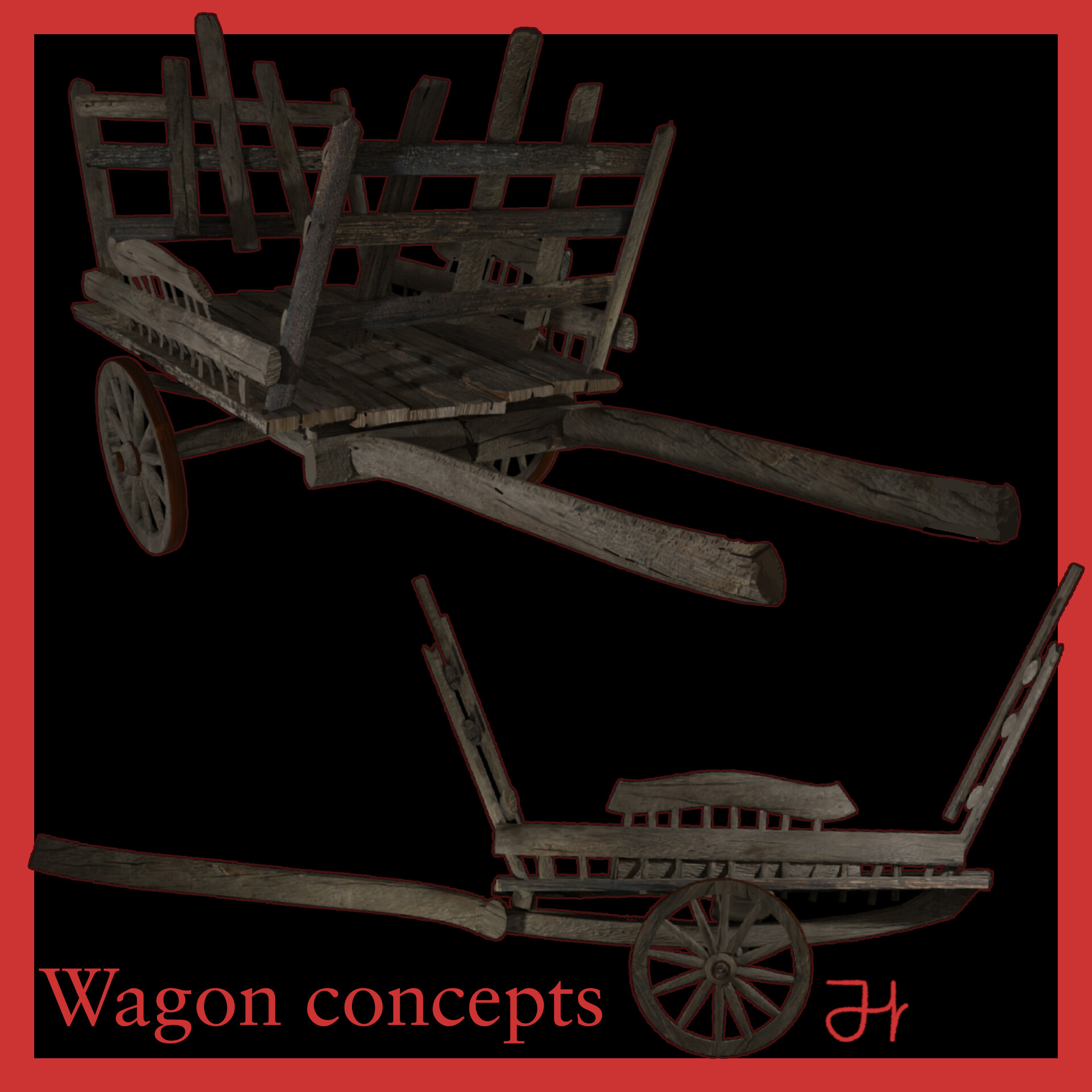ArtStation - Wagon design