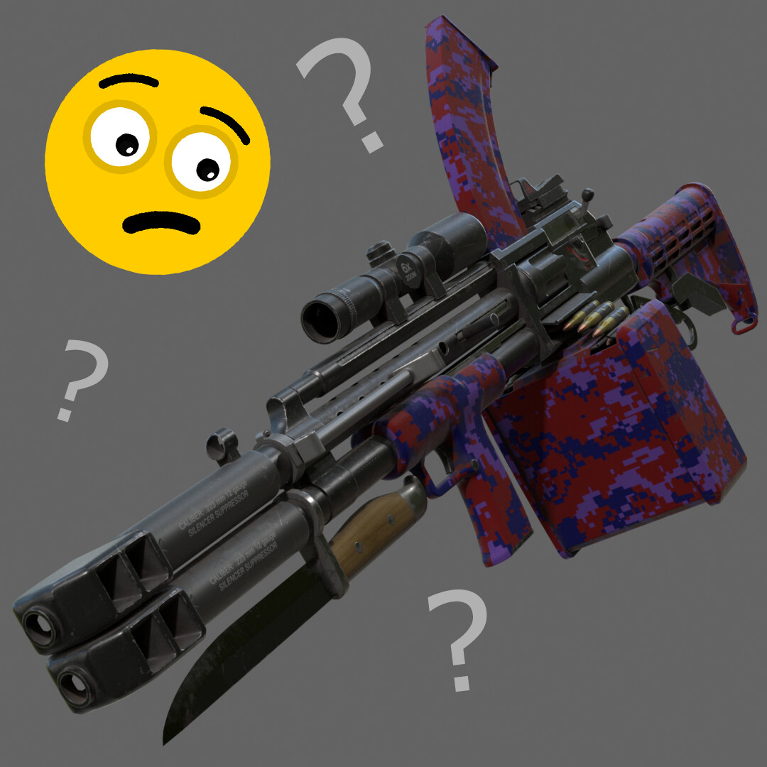 ArtStation - Worst Gun of All Time