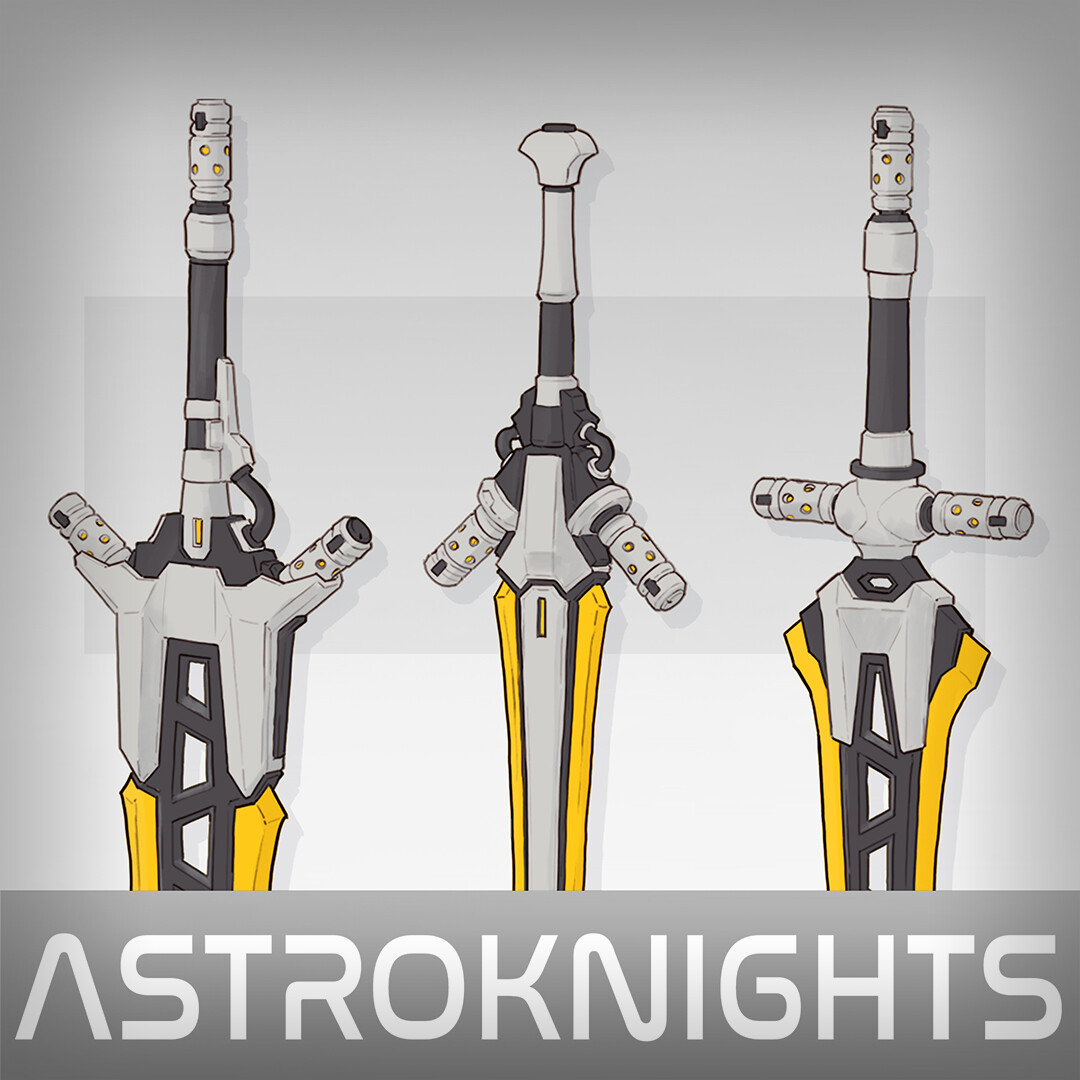 ArtStation - ASTROKNIGHTS - Cybernetic Blades