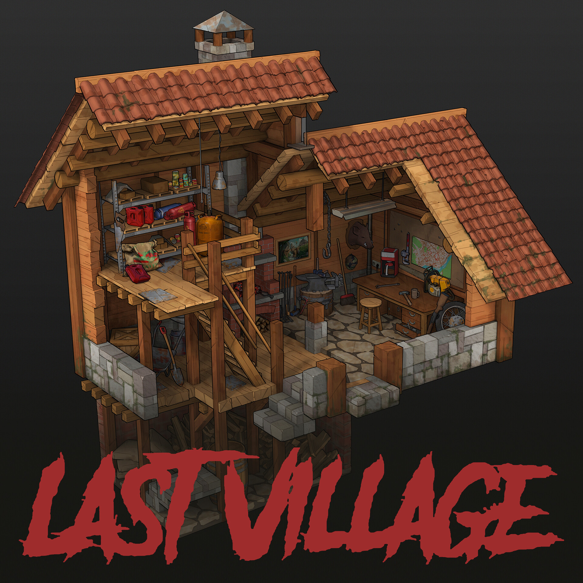 ArtStation - Workshop Interior Environment