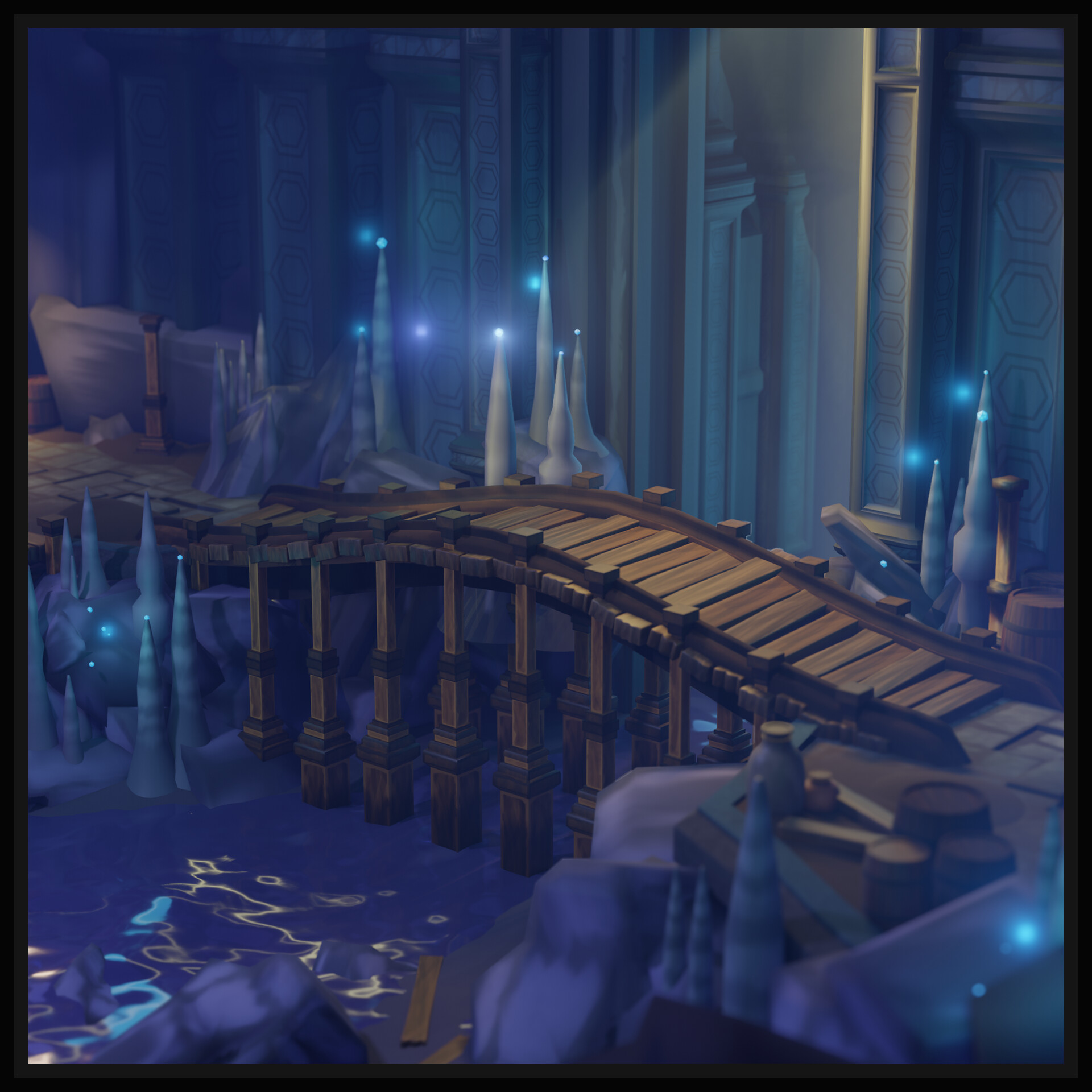 ArtStation - Stylized Cave Environment