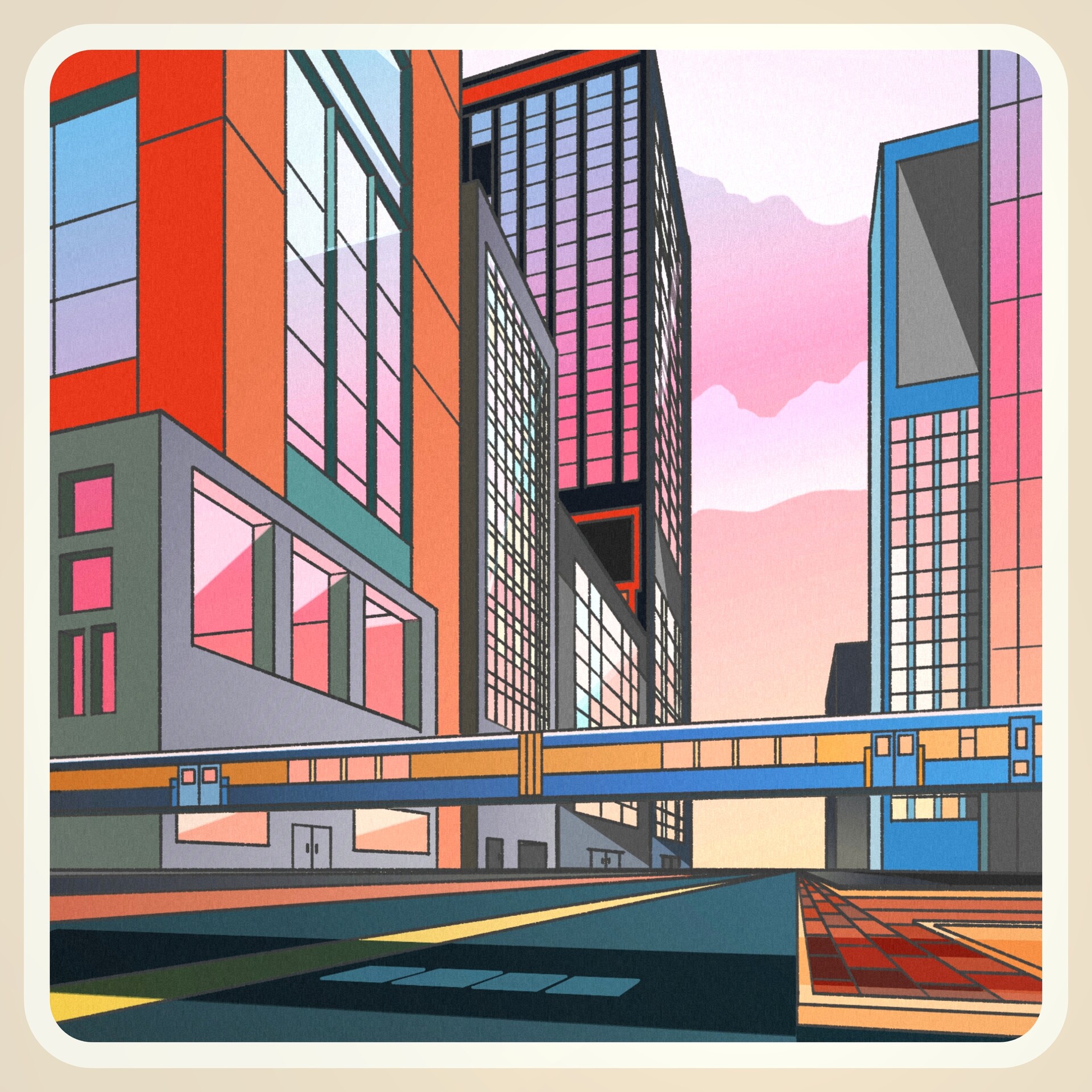 ArtStation - Pop-Art kinda city