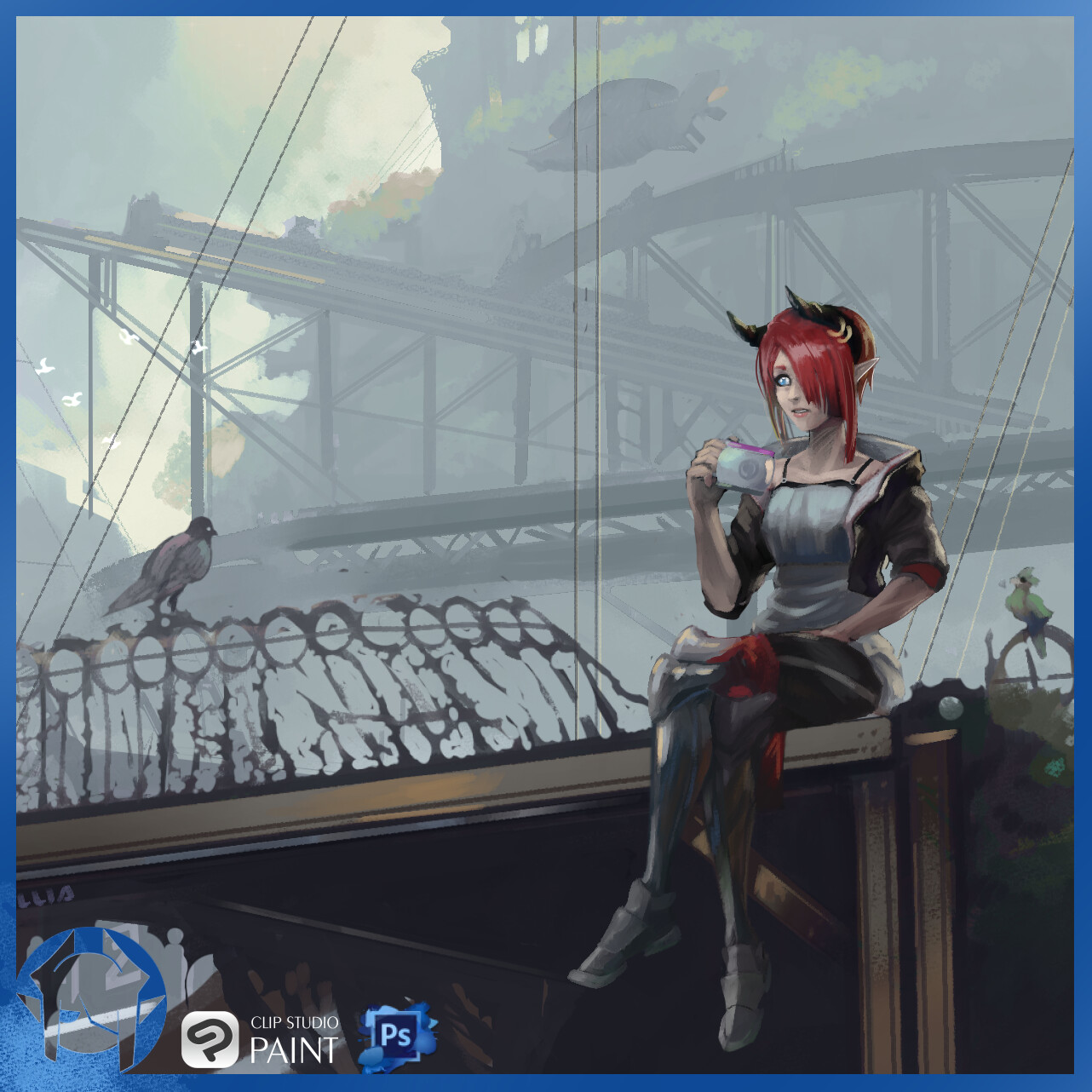 ArtStation - MYRALLIA N. : Interdimensional traveler