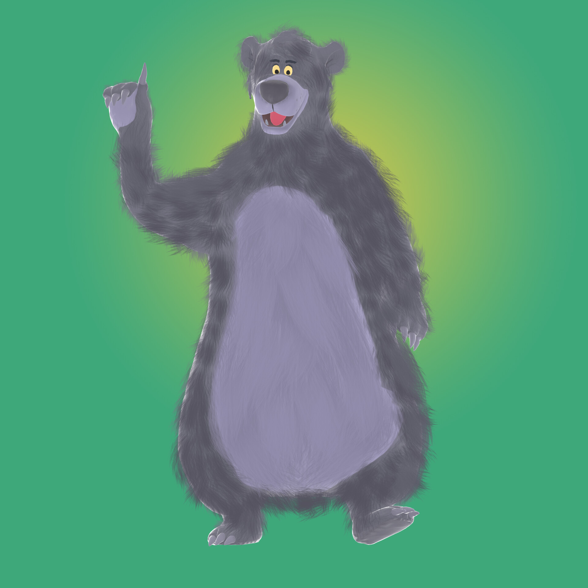 ArtStation - Baloo from Jungle Book