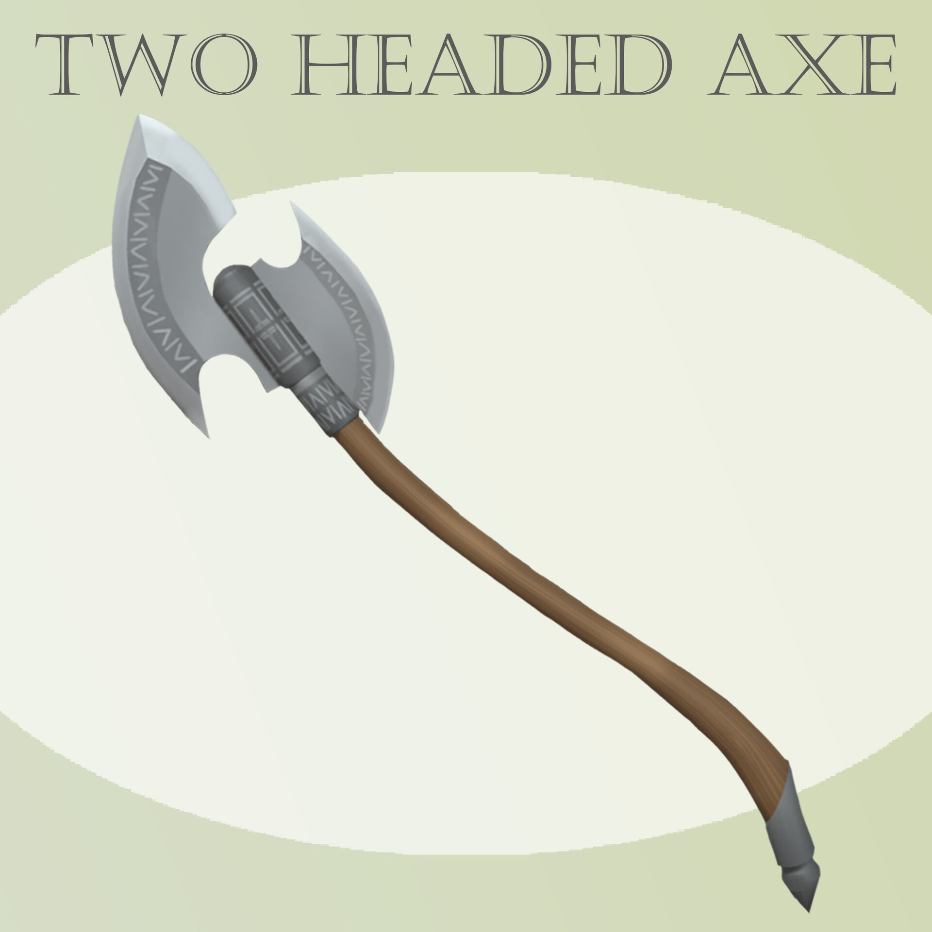 ArtStation - Two headed axe