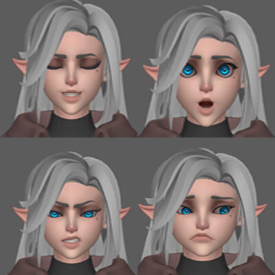ArtStation - Face animation test