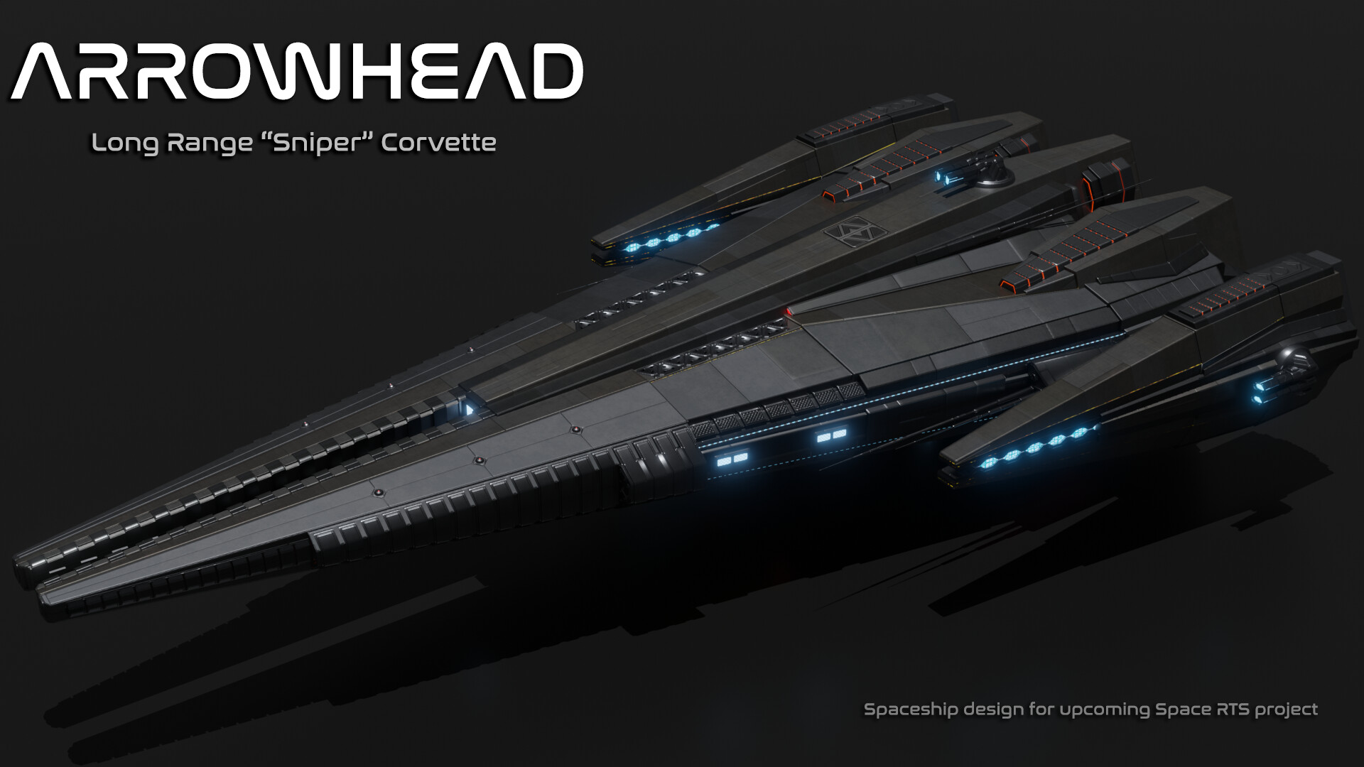 ArtStation - Arrowhead Long Range Corvette