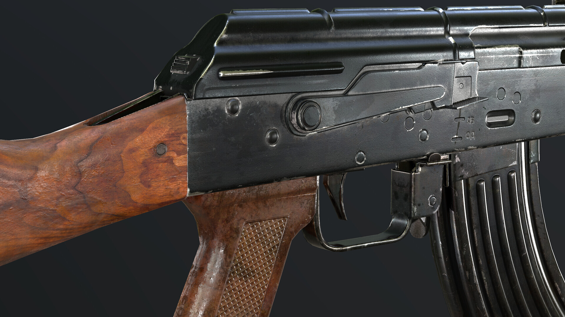 ArtStation - AKM rifle