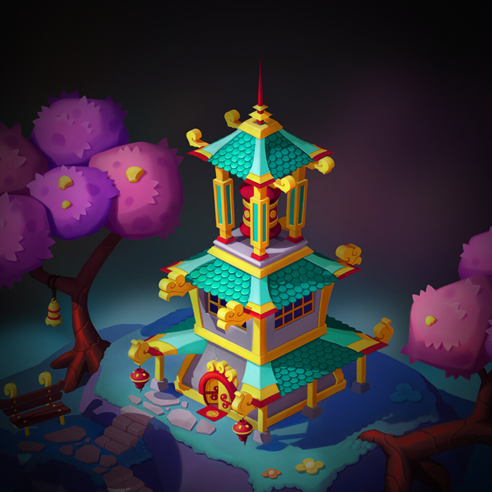 ArtStation - Sacred Temple Concept Art