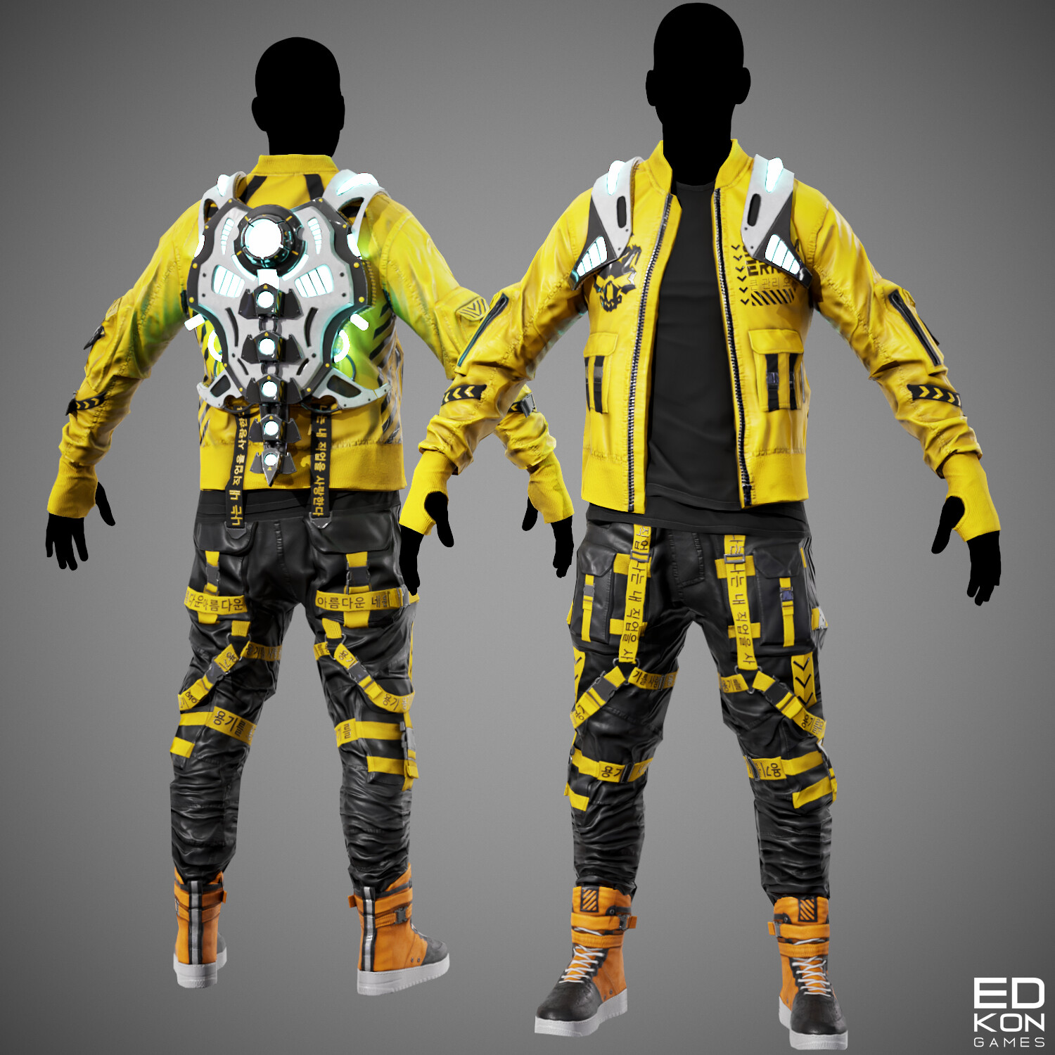 ArtStation - Cyberpunk Skin with Exo Backpack
