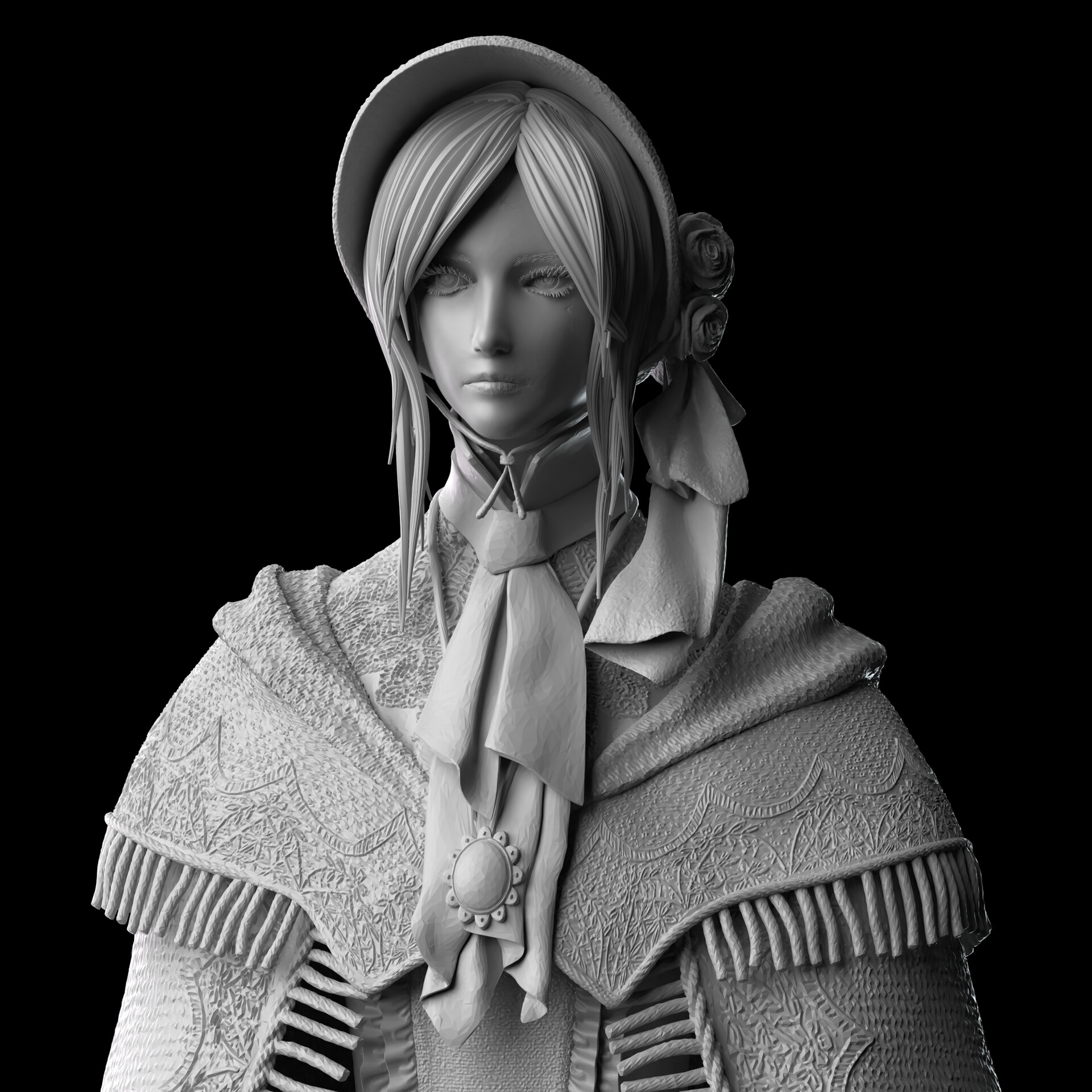 ArtStation - Bloodborne Plain Doll - 3D Print (FanArt)