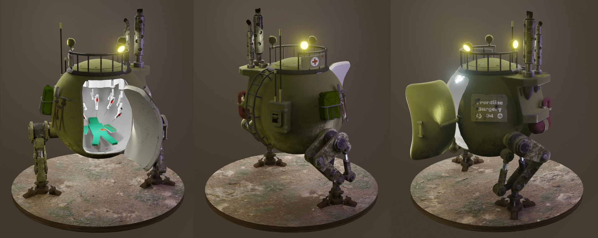 ArtStation - Dieselpunk surgery