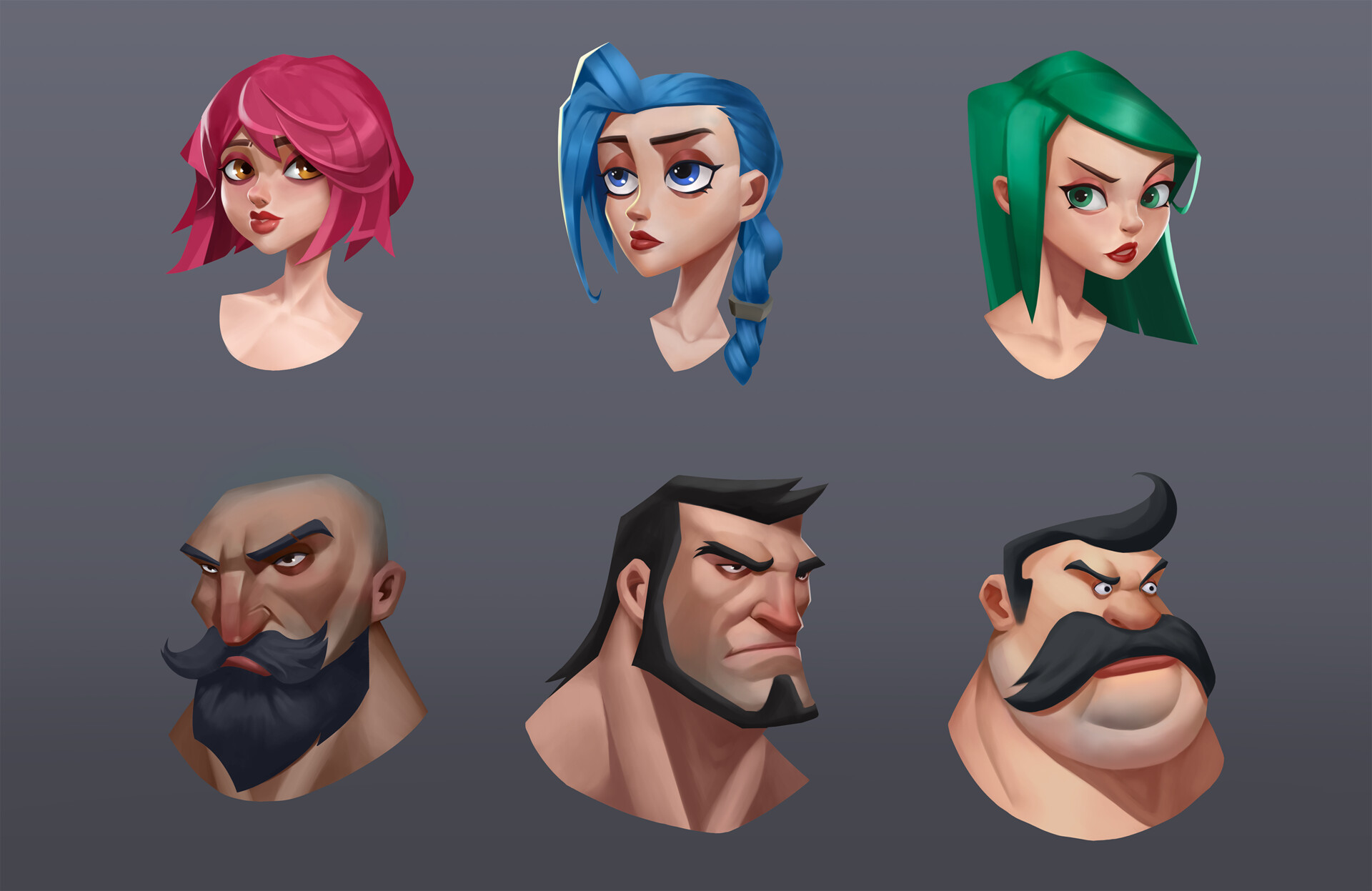 ArtStation - Head portrait exercise