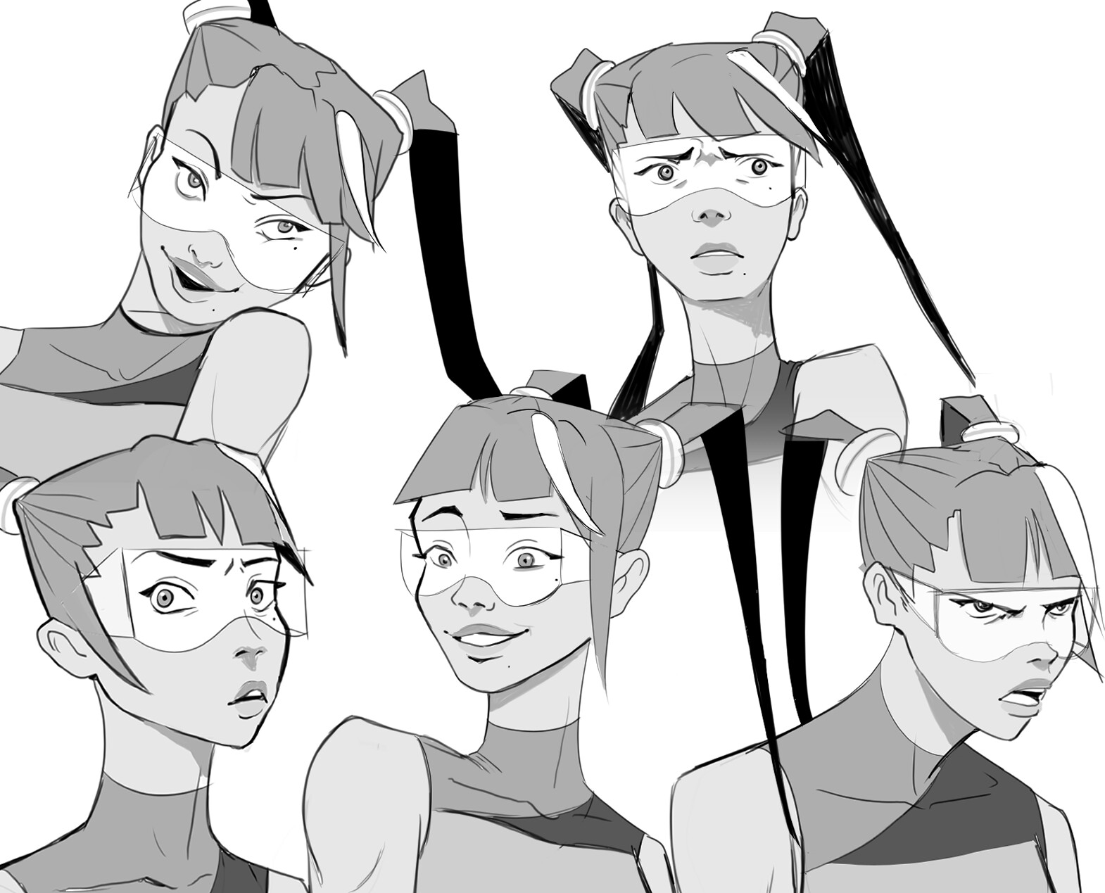 ArtStation - expression sheets