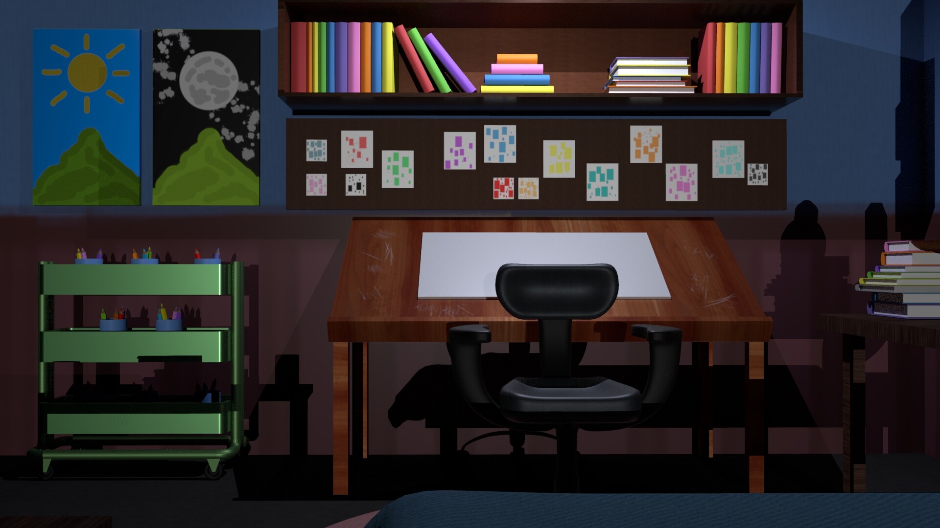 ArtStation - Cozy Room 3D Environment