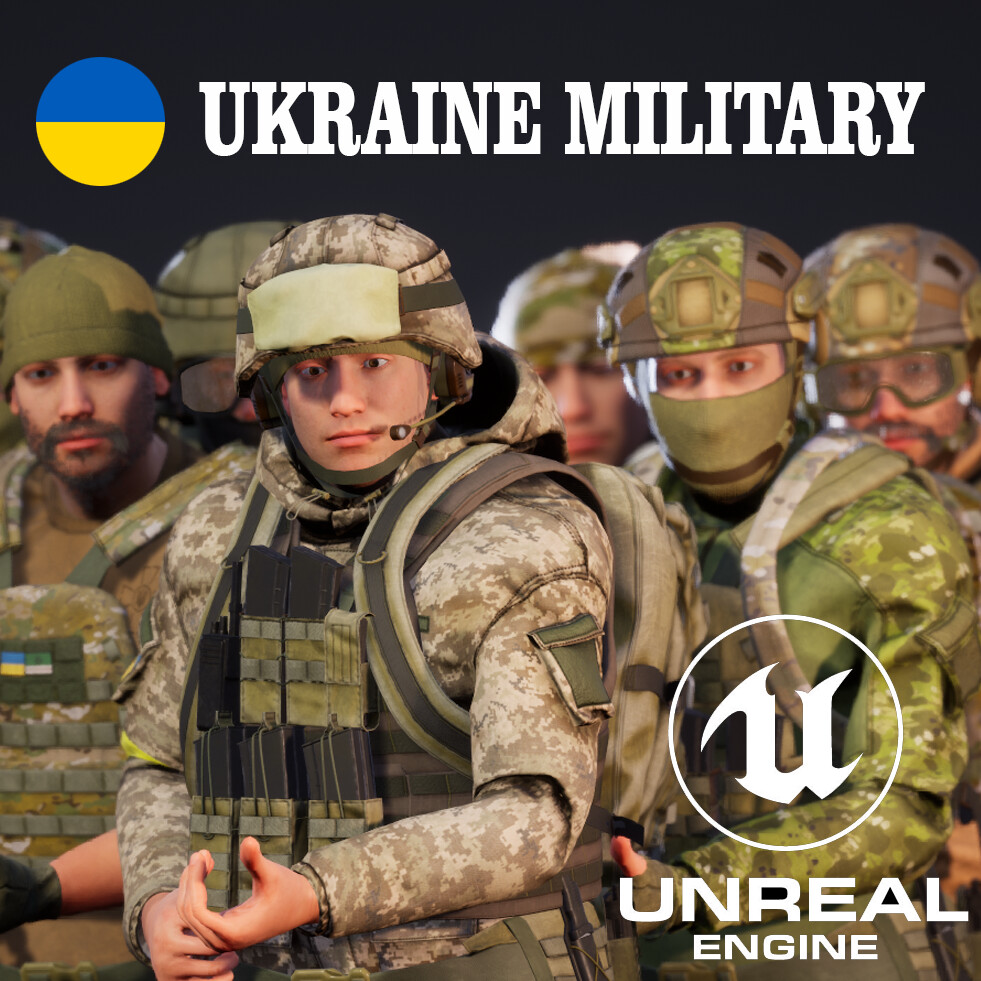 ArtStation - Ukraine Military Modular UE4\UE5