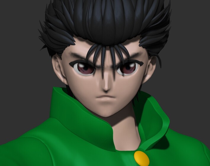 ArtStation - Yuyu Hakusho (Yusuke Urameshi) 3d model