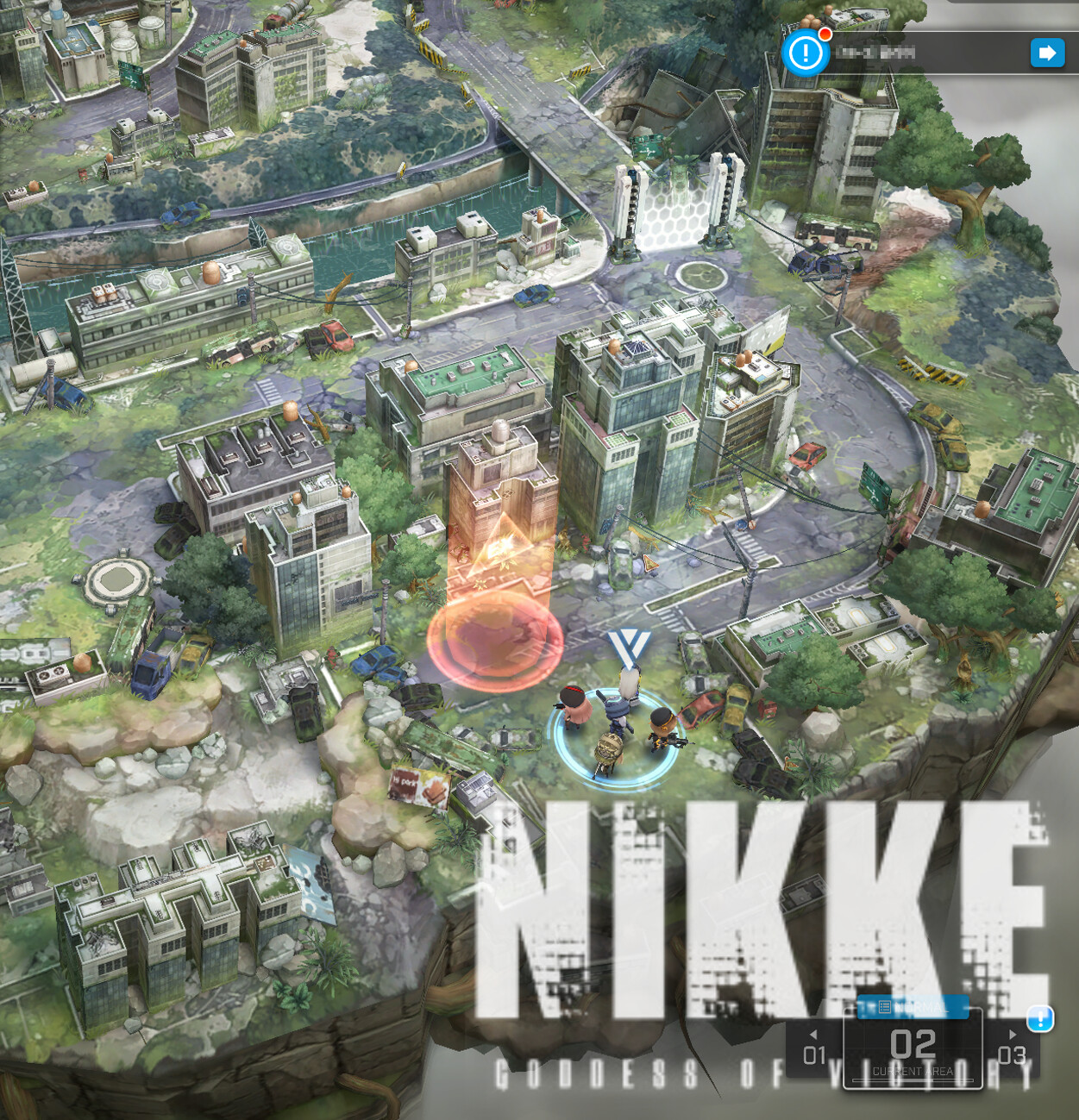 ArtStation - NIKKE_니케 -승리의 여신- 3D Field Map [Cityforest_Campaign 00, 01 ...